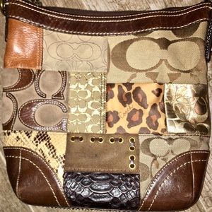 Coach | Bags | Coach Holiday Patchwork Collection Bag F7731497 | Poshmark